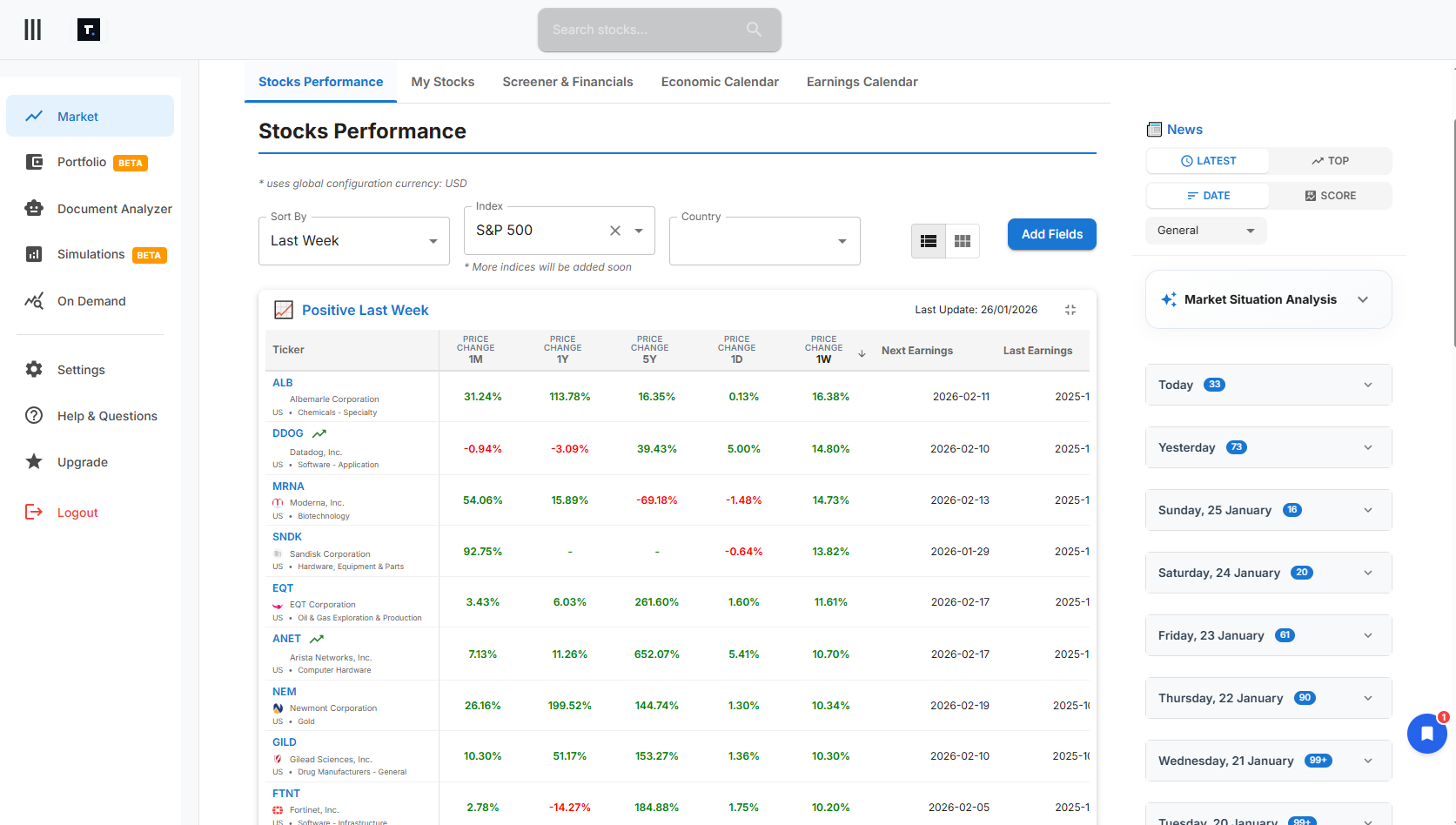 Stock Radar - AI Stock Screener & Stock Discovery